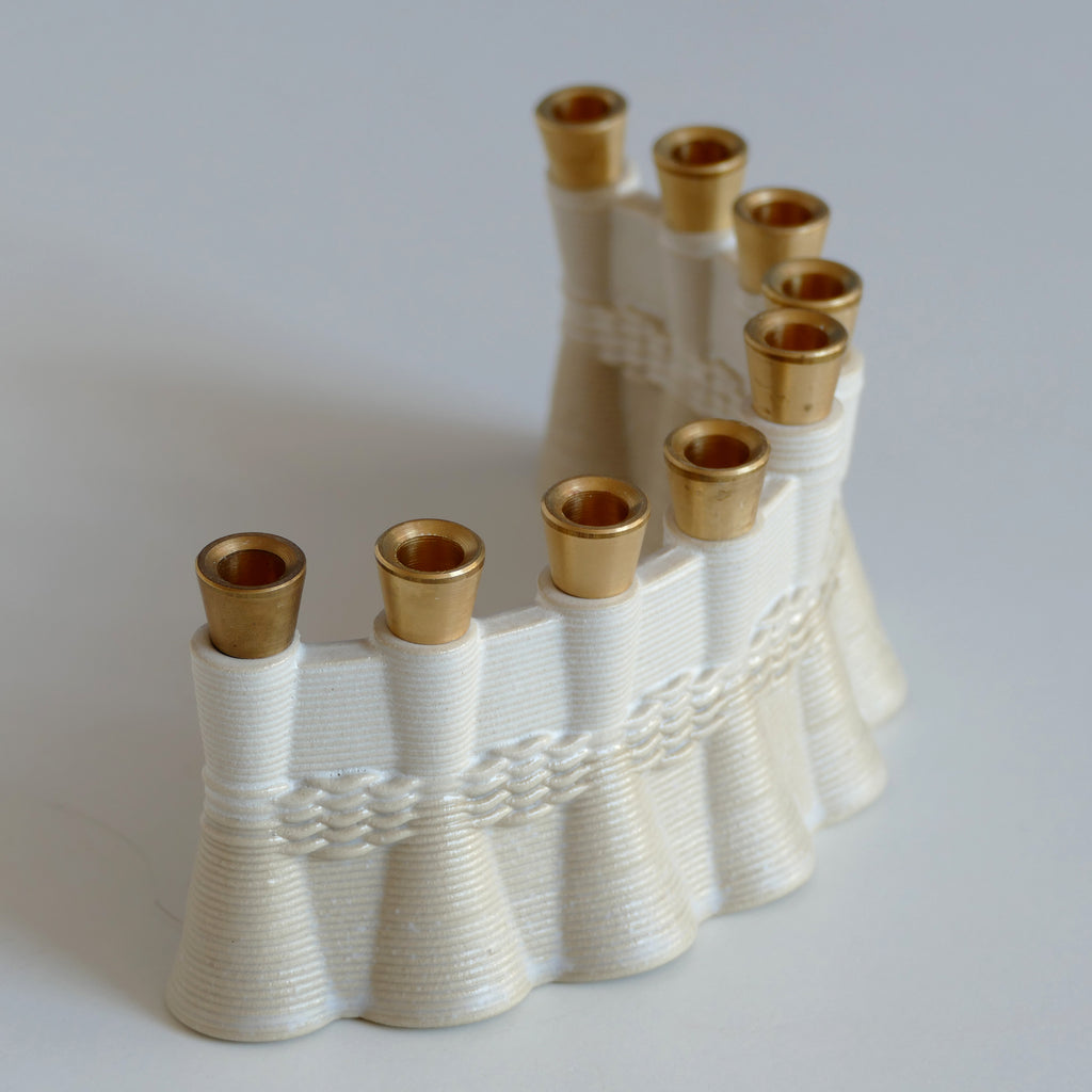 Early Bird Sale - Hanukkah Menorah for Early Adopters - 3D Printed Clay ...